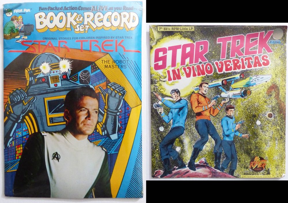 STAR TREK BOOK & RECORD VINYL SET + IN VINO VERITAS 1975-9 | Kaufen auf ...