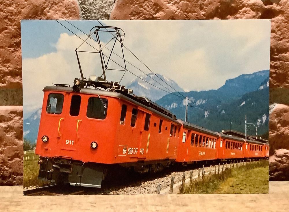 Alte Foto AK - Brünig - Line Schmalspurbahn SBB (Gebraucht) in Root für CHF 1 – mit Lieferung ...