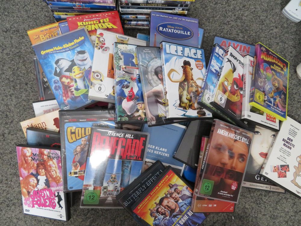 ca. 80 x DVD Sammlung, Kinder, Action Filme, Animationsfilme (Gebraucht ...