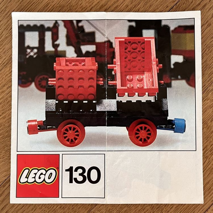 Lego-Eisenbahn Bahnwagen mit Doppelkipper (130) | Kaufen auf Ricardo