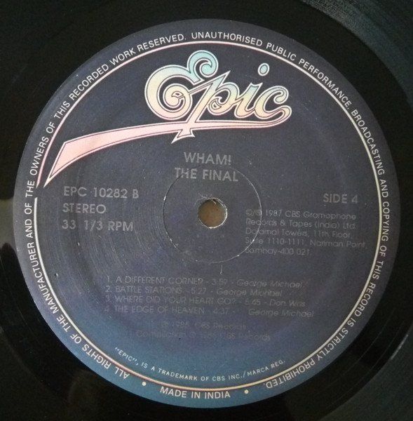 Wham! The Final Doppel-LP, seltene Edition, Top Zustand 1986 (Gebraucht ...