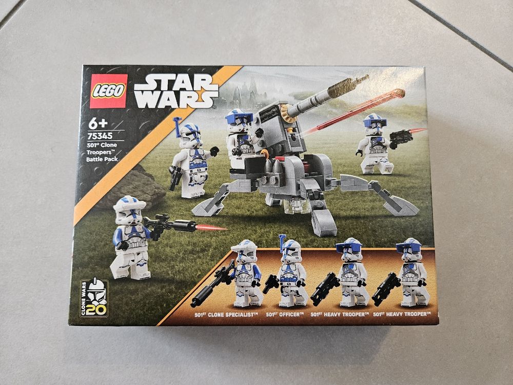 Lego 75345 501th Clone Troopers Battle Pack (Neu und originalverpackt ...