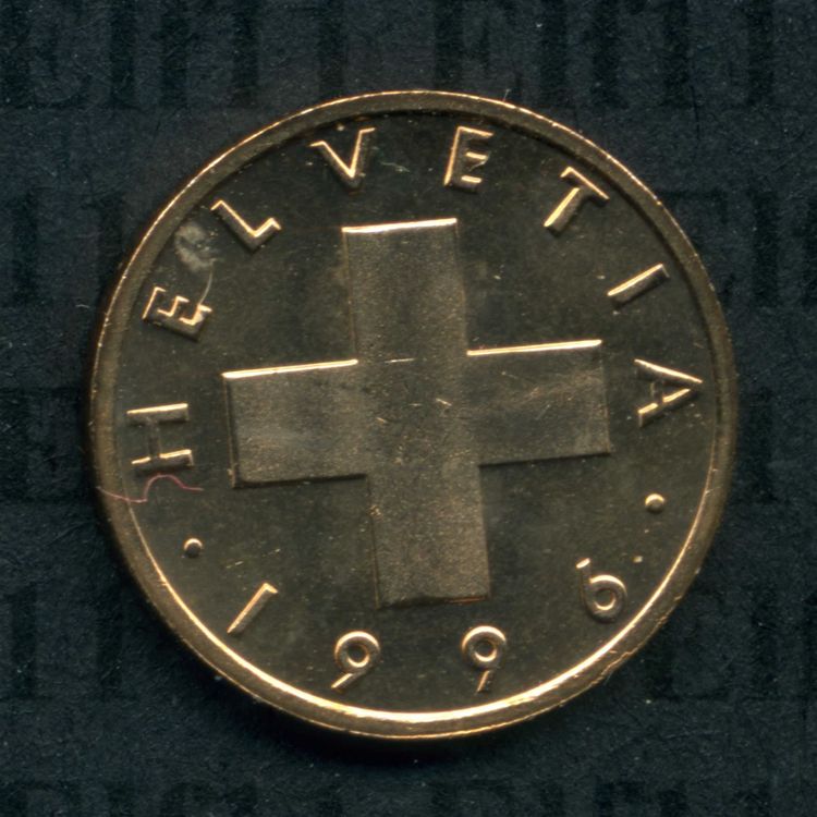 CHF___0.01 1996 stgl * nigelnagelneu! 1 Rappen (Neu (gemäss Beschreibung)) in Widnau für CHF 5 ...