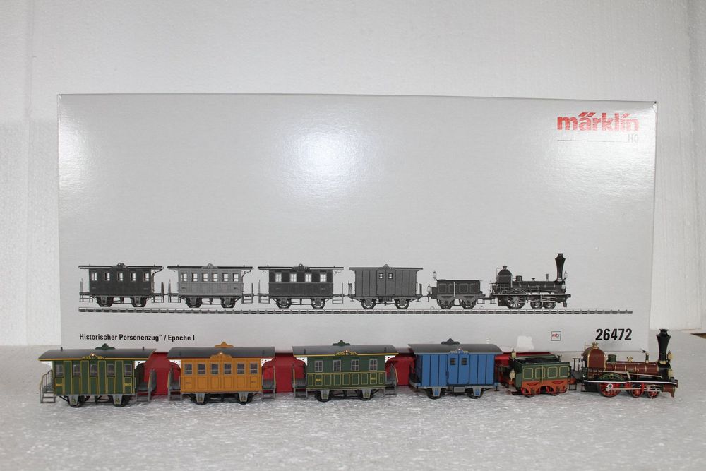 Märklin 26472 SNB Historischer Personenzug "Aare" mfx (Neu (gemäss ...