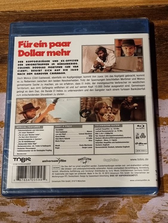 Für ein paar Dollar mehr, Blu Ray, Western Klassiker OVP (Gebraucht) in Winterthur für CHF 14.9 ...