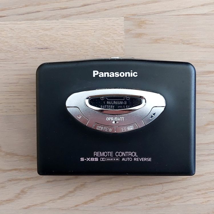 Walkman PANASONIC S XBS Remote Control. Auto Reverse. RQ-X11 (Defekt ...