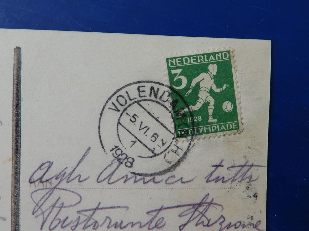 1928,Volendam, Old Dutch Room , Hotel "Spander", Photokarte (Gebraucht ...