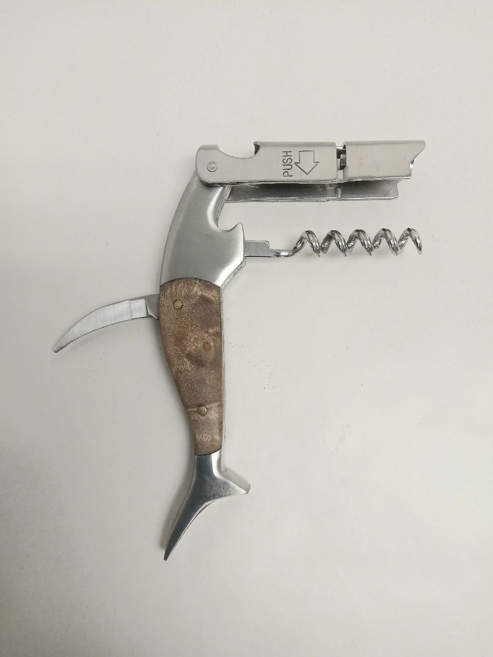 NEW! Shark -shaped Corkscrew, Bottle Opener, & Foil Cutter! (Neu und ...