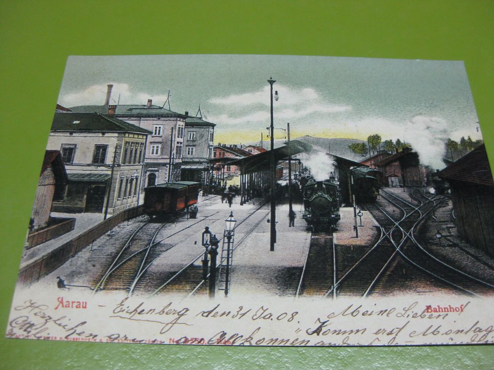 Repro AK Bahnhof Aarau (Gebraucht) in Malters für CHF 7 – mit Lieferung auf Ricardo kaufen
