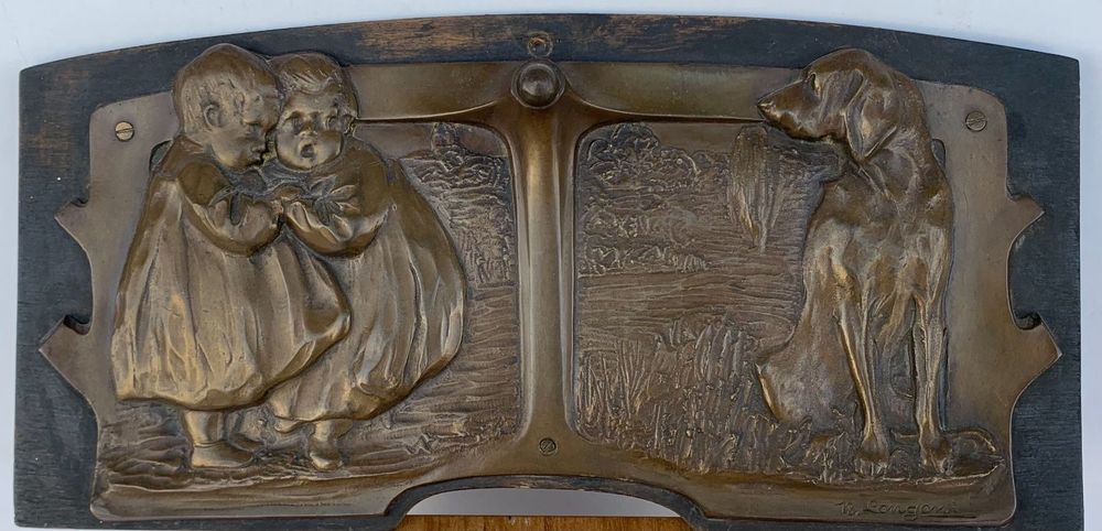 Bronze Relief Skulptur Signiert Longoni | Kaufen auf Ricardo