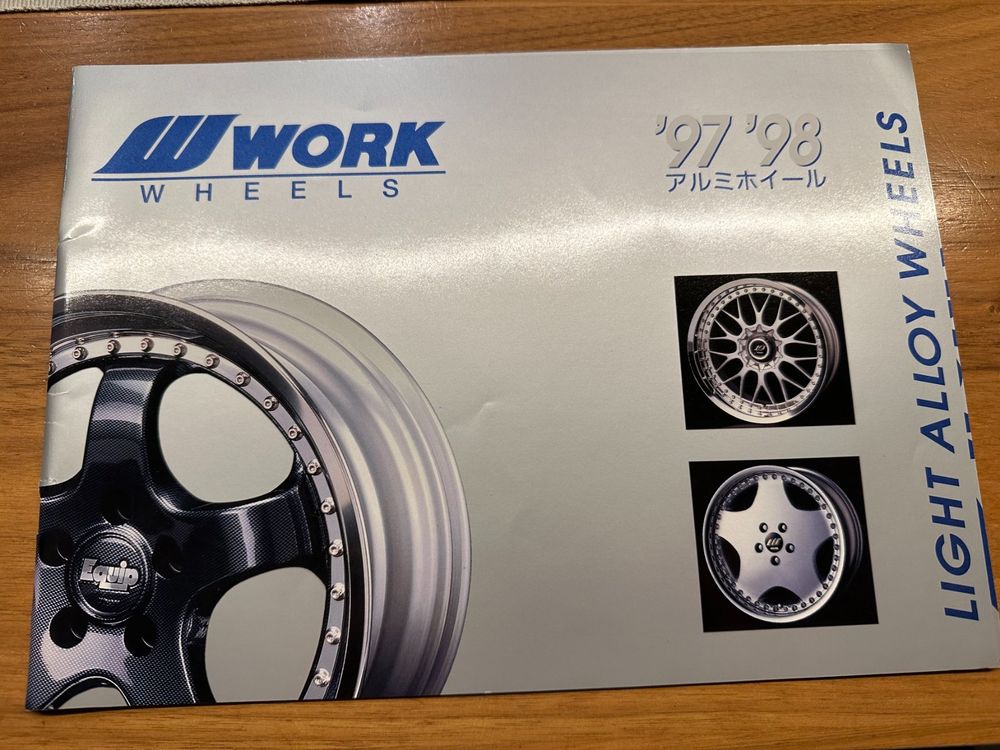 Work Wheels Flyer 1997/1998 - Light Alloy Wheels | Kaufen auf Ricardo