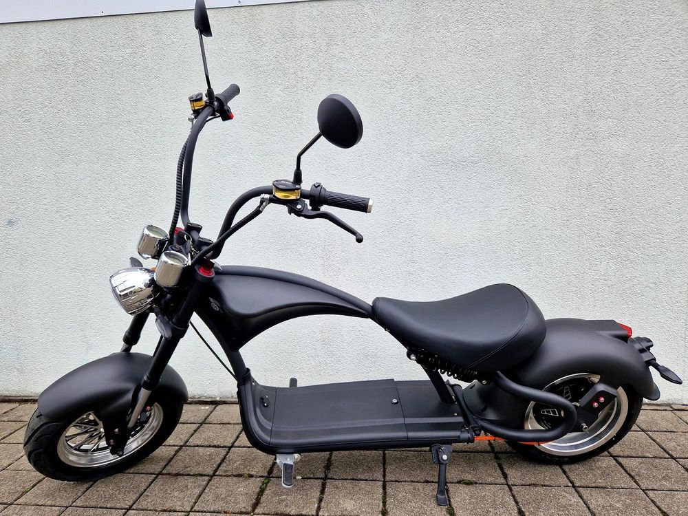 E-Scooter Elektroroller Mofa Chopper Elektro Harley 20km/h | Kaufen auf ...