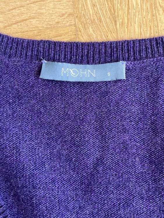 Mohn Kaschmir Pullover Gr. S Lila Winter Top Zustand! (Gebraucht) in ...