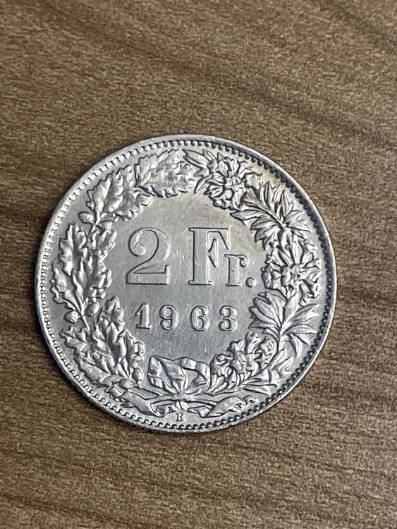 2 Franken Silber 1963 (Gebraucht) in Schlossrued für CHF 6 – mit Lieferung auf Ricardo kaufen