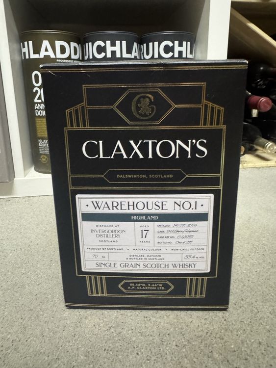 Claxton's Warehouse No.1 Single Grain Scotch Whisky, 17Jahre (Neu und ...
