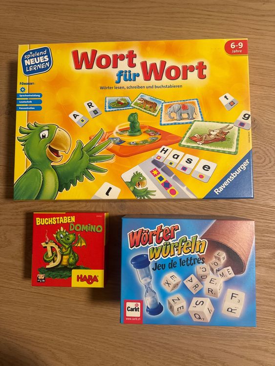 Ravensburger "Wort für Wort" + 2 Sprachlernspiele, komplett (Gebraucht ...