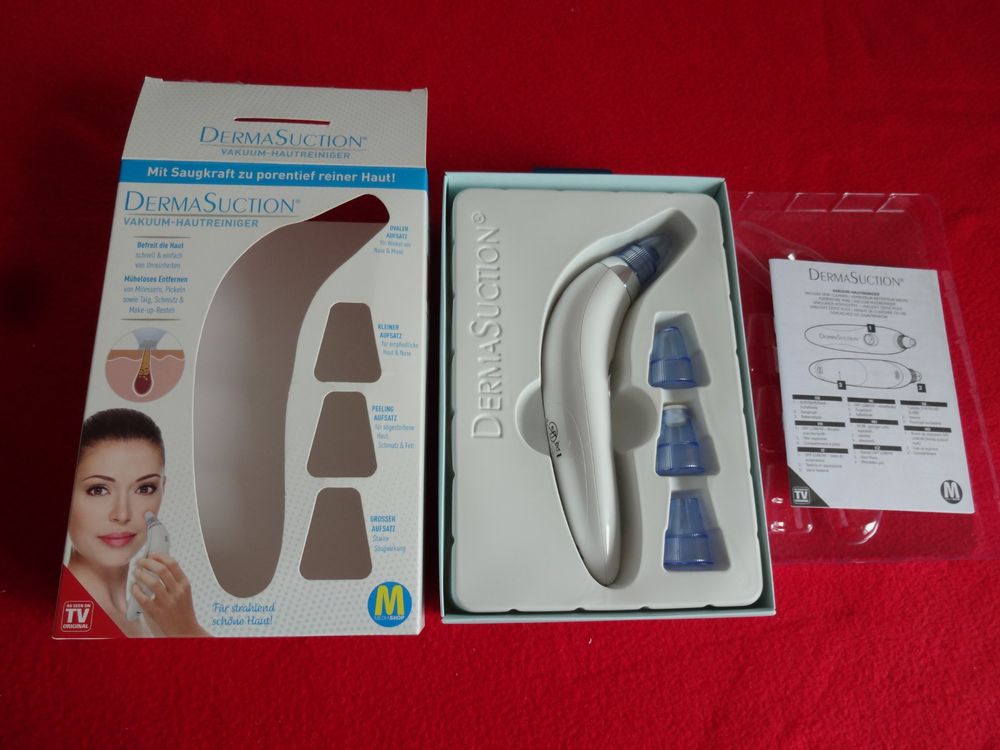 DERMA SUCTION/Vakuum - Hautreiniger (Neu und originalverpackt) in ...
