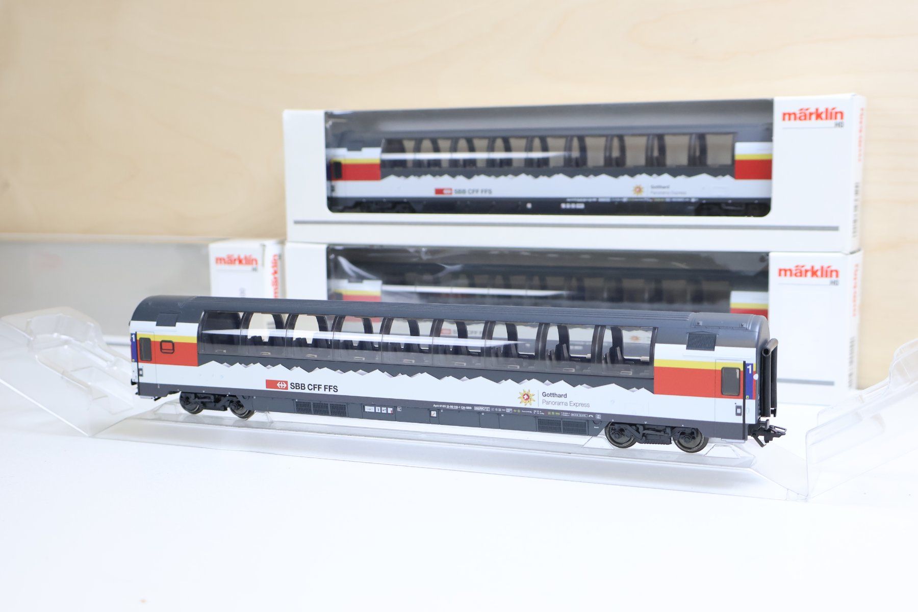 Märklin Gotthard Panorama Express Wagen Set 43650 (Gebraucht) in ...