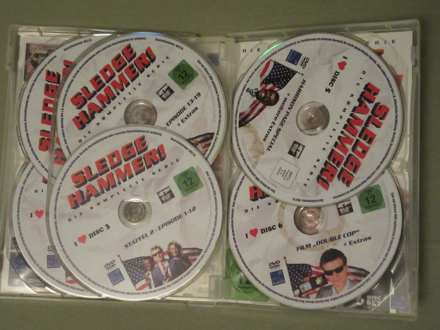 Sledge Hammer! Komplette Serie DVD + Film Double Cop, Extras (Gebraucht ...