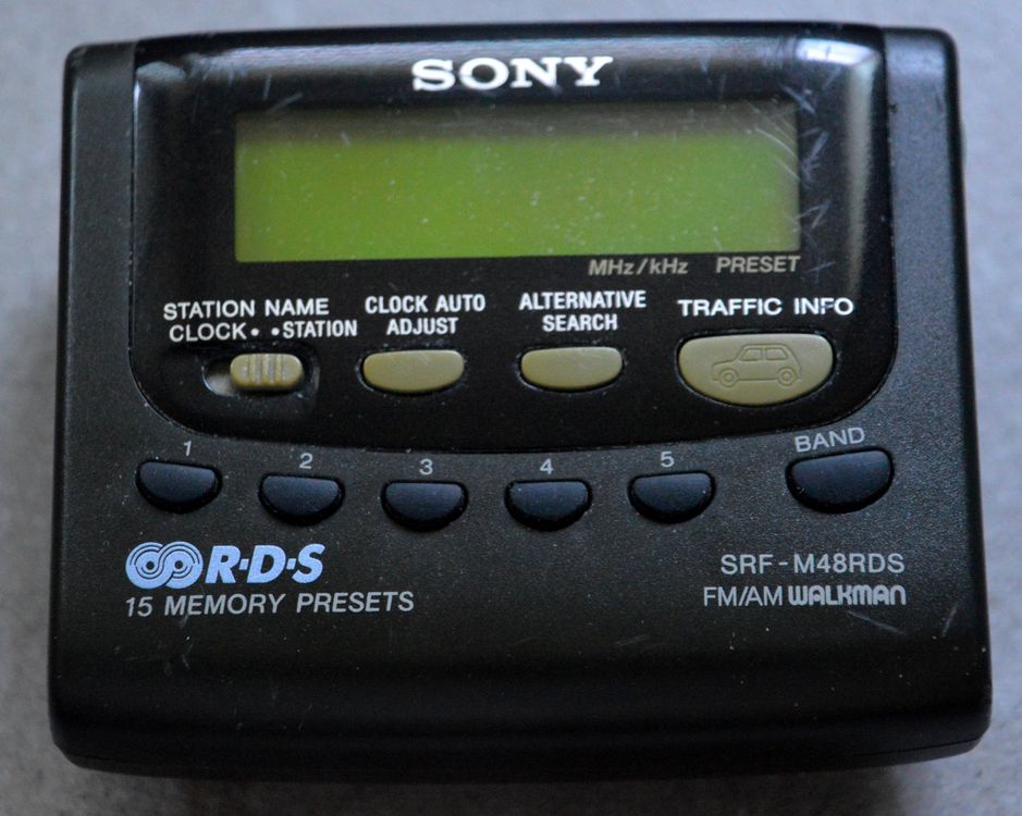 Walkman Sony SRF-M48RDS Radio | Kaufen auf Ricardo