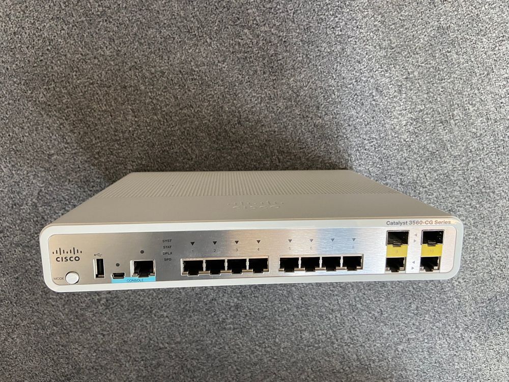 Cisco Catalyst 3560-CG, Managed Switch, 8x RJ-45, 2x RJ-45 | Kaufen auf ...