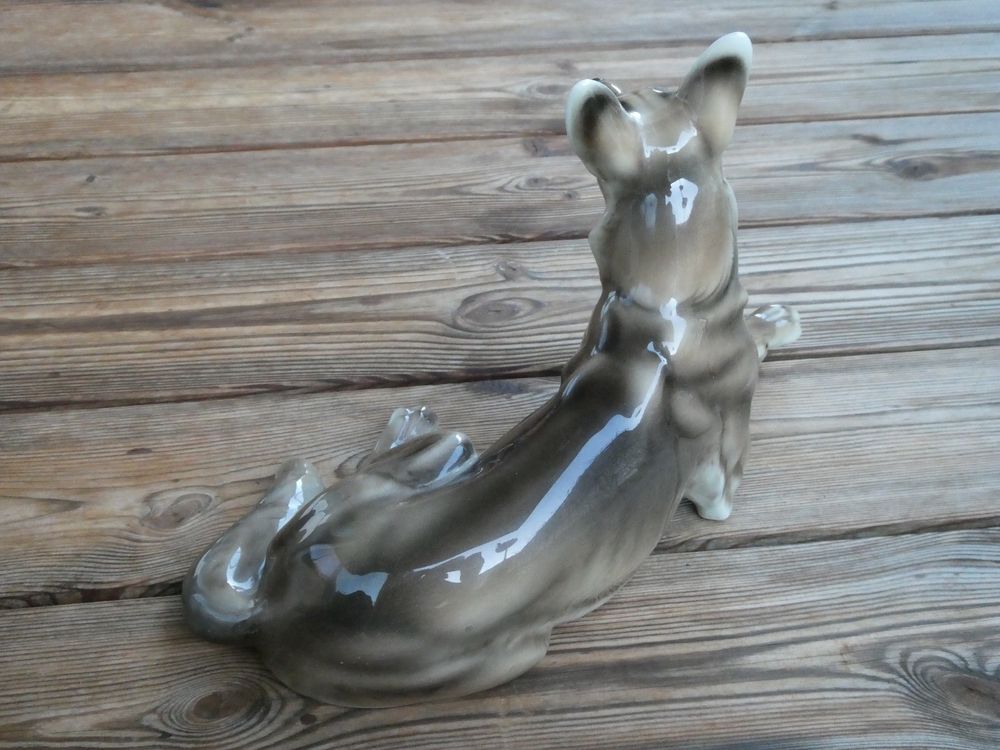 Porzellanfigur gr. Schäferhund Keramos Wien, Model Chachalka (Gebraucht) in Lüchingen für CHF ...
