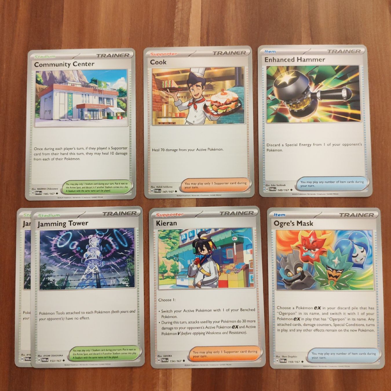 7 Carte Pokémon Trainer Allenatore Twilight Masquerade ENG (Neu (gemäss ...