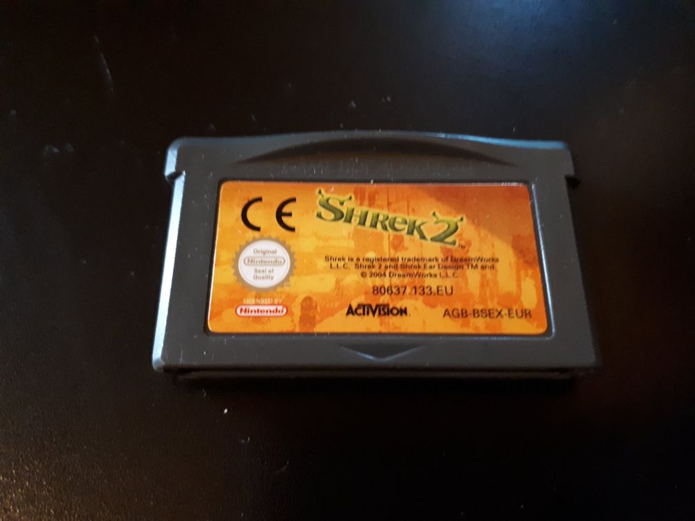 Nintendo Gameboy Advance GBA - Shrek 2 - EUR - Modul (Gebraucht) in für ...