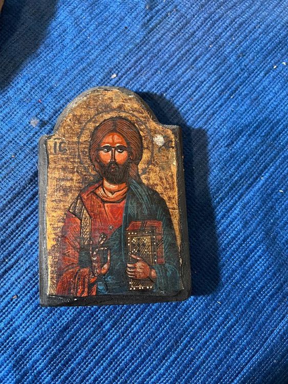 Antike Ikone Jesus Christus, handbemalt (219) (Gebraucht) in Illnau-Effretikon für CHF 21 – nur ...