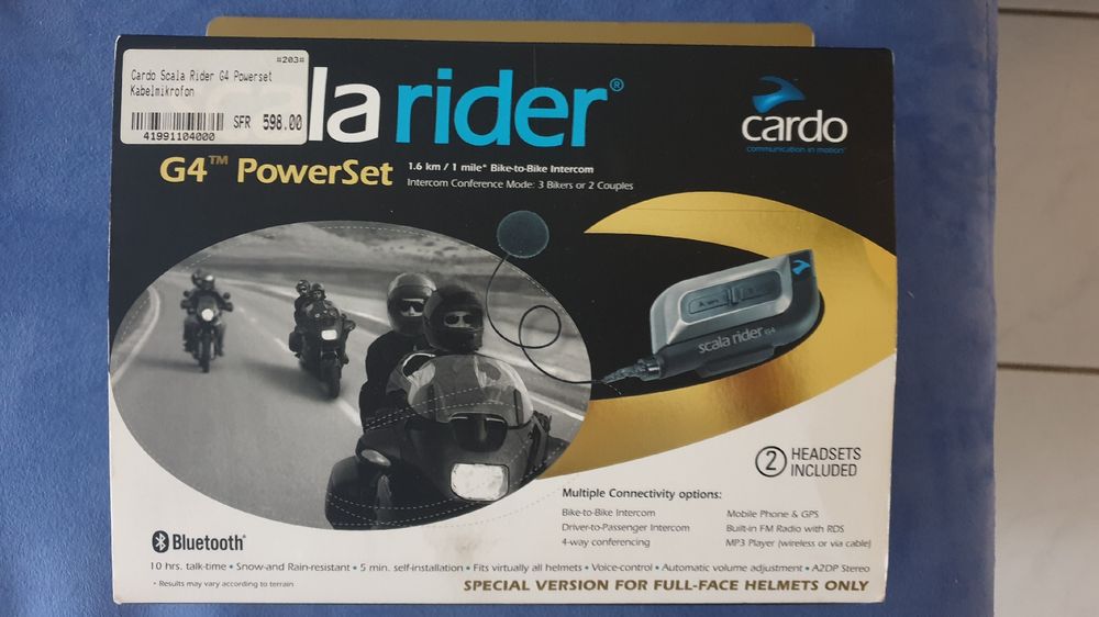Cardo Scala Rider G4 duo Set (Nur für Full Helm) (Gebraucht) in Horw ...