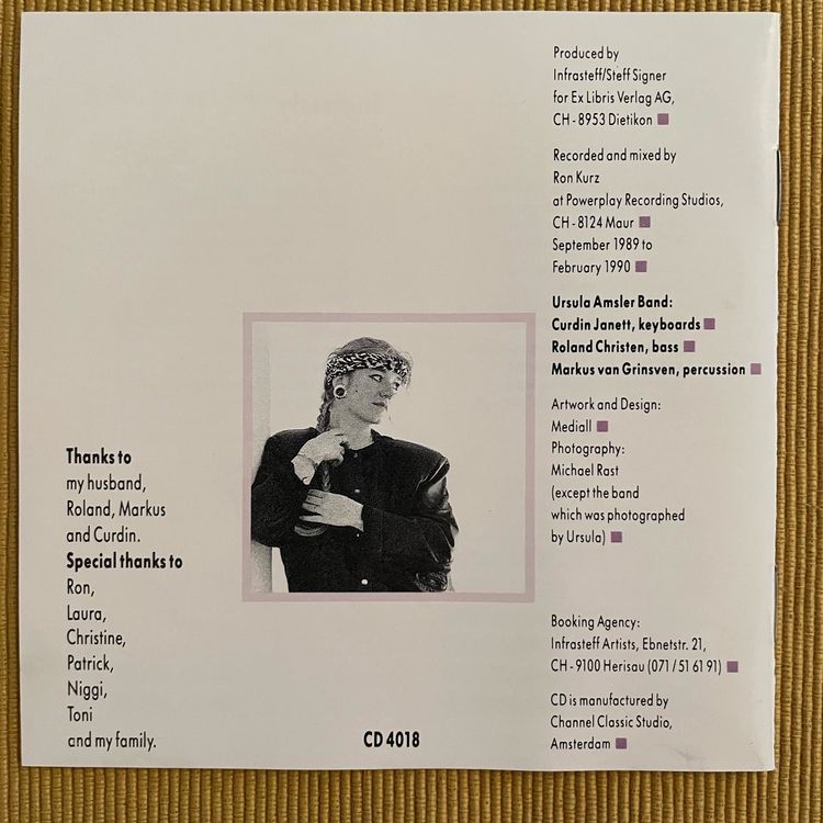 Ursula Amsler feat. Malcolm Green (CD) (Gebraucht) in Zug für CHF 6.5 ...