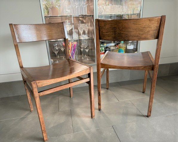 60/ 70 er JahRe HoLzstühLe | Kaufen auf Ricardo