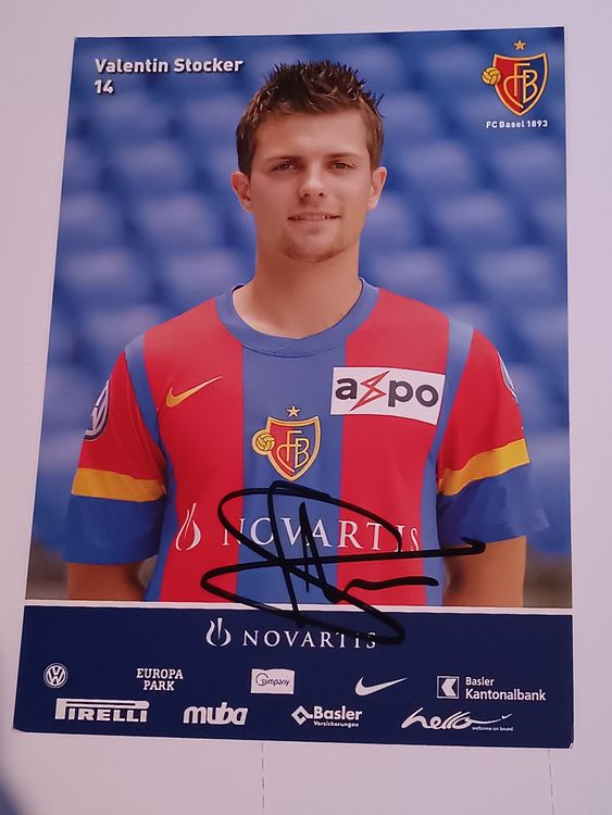 Valentin Stocker - original Autogramm (Gebraucht) in Menziken für CHF 4 ...