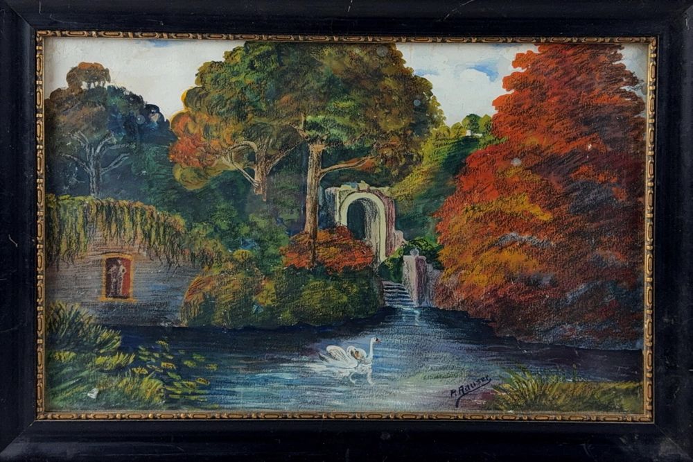 Antiker wunderschöne Landschaft Gemälde Signiert (Gebraucht) in Neuhausen am Rheinfall für CHF ...