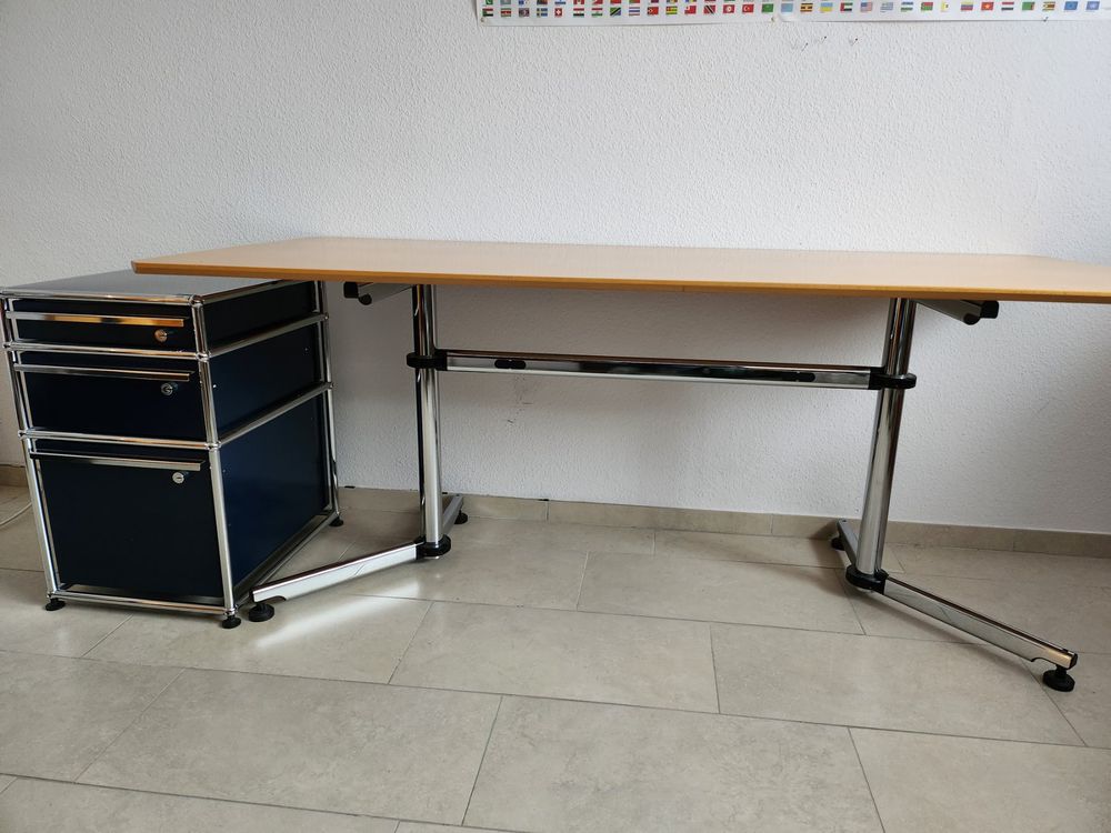 Schreibtisch USM Haller Kitos mit Korpus (Designklassiker!) (Gebraucht ...