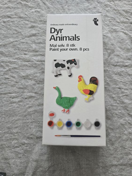 Paint Your Own Animals Set - Dyr Animals 8 pcs | Kaufen auf Ricardo