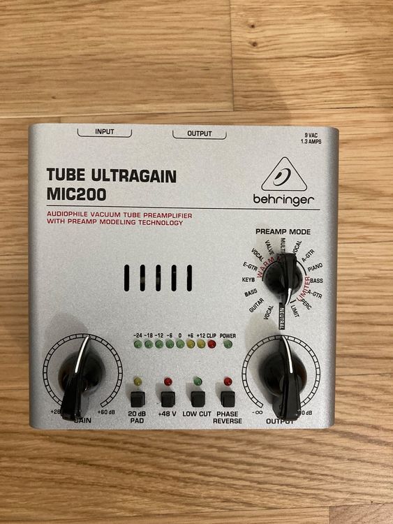 Behringer Tube Ultragain Mic 200 Preamplifier | Kaufen auf Ricardo