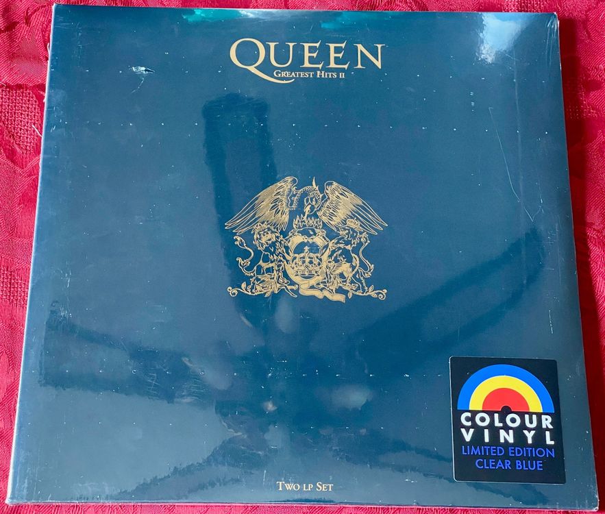 Queen Greatest Hits II 2 LP set Clear Blue vinyl sealed (Neu und ...