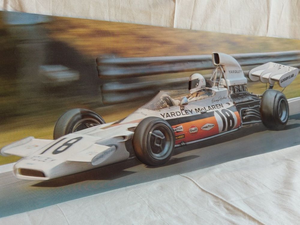 Relief-Poster 3D McLaren M19 - F1 1972 - original 1978 | Kaufen auf Ricardo