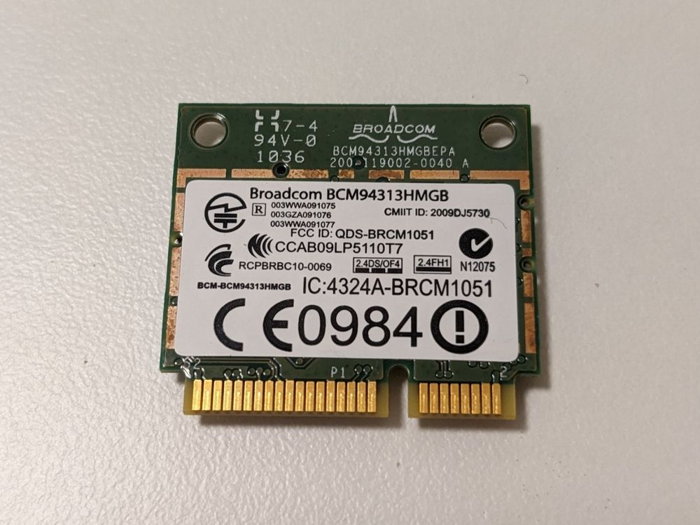 Broadcom Mini PCI-e WiFi Card | Kaufen auf Ricardo