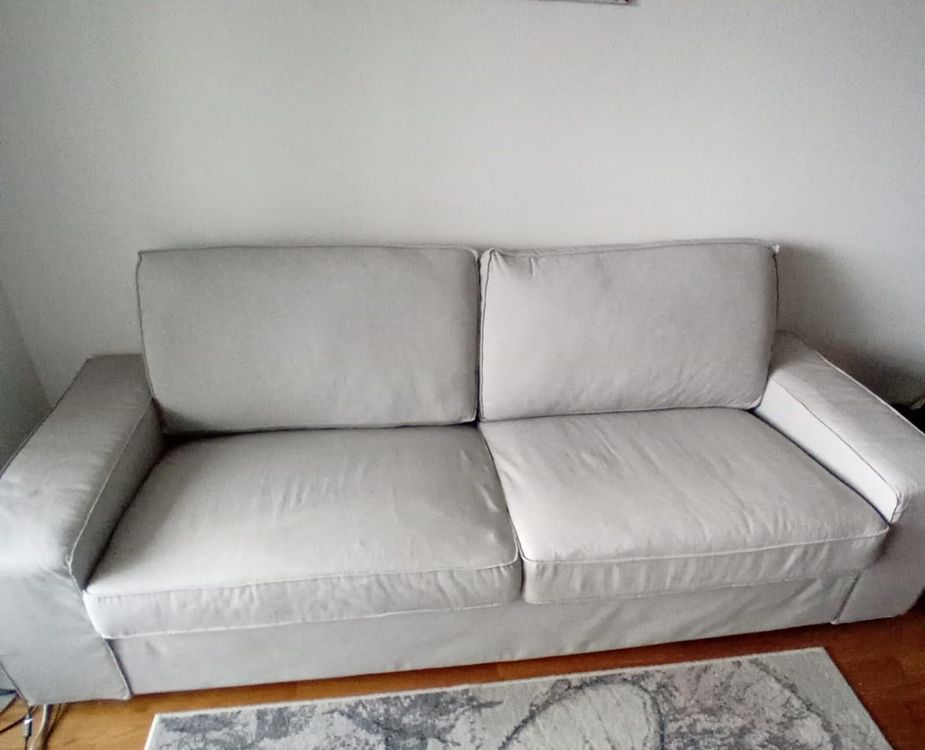 Kivik 3er Sofa Hellgrau | Kaufen auf Ricardo