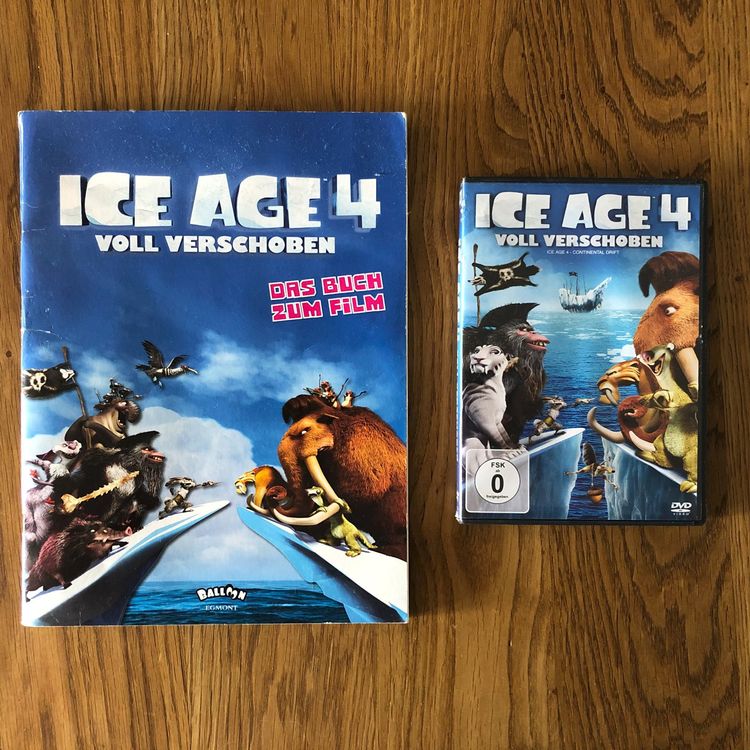 ICE AGE 4: Buch und DVD Paket (Gebraucht) in Uster für CHF 5.5 – mit ...
