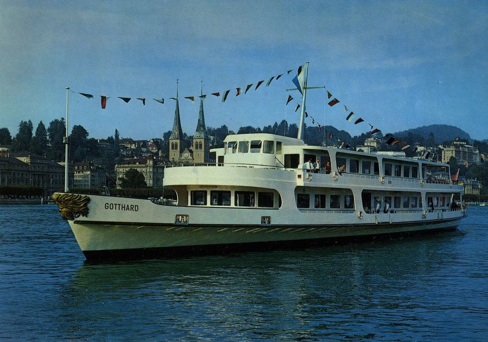 Foto MS Gotthard, SGV, Fahrgastschiff, Vierwaldstättersee (Gebraucht ...