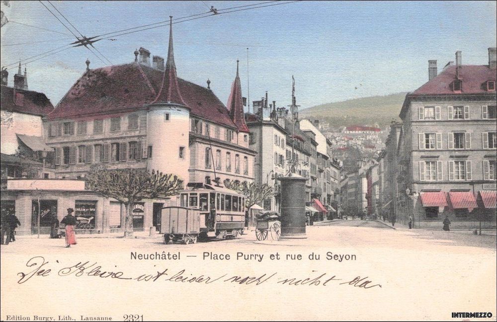 Neuchâtel // 1905 Tram Place Pury | Kaufen auf Ricardo