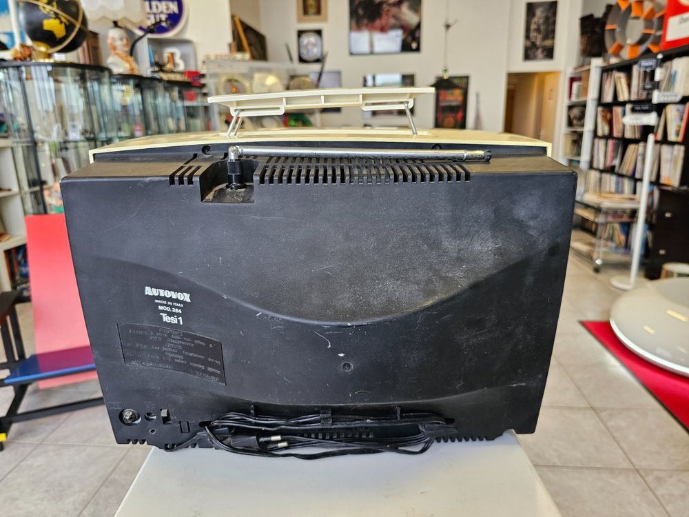 1972 TV Autovox Tesi 1 Italy Portable Röhrenfernseher defekt (Defekt ...