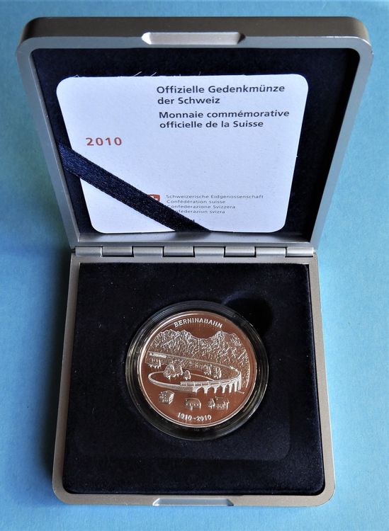 20 Fr 2010 PP 100 J. Berninabahnen mit Box & Zertifikat ! (Neu und originalverpackt) in Liesberg ...