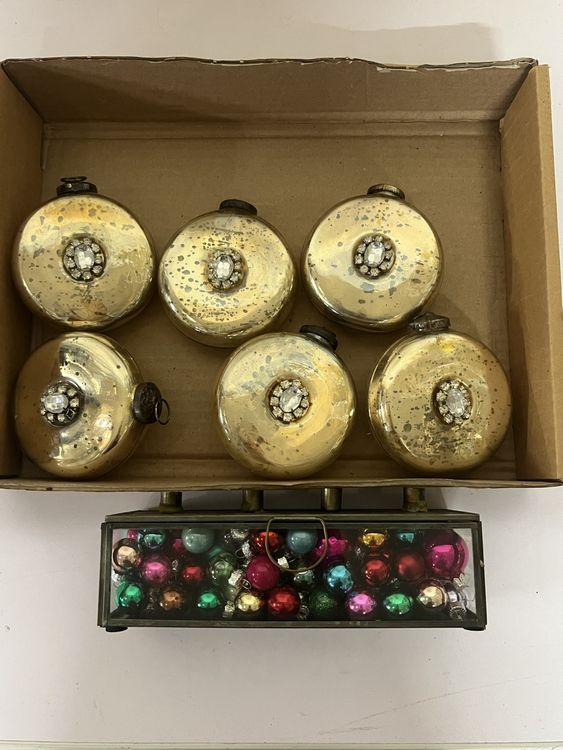 Vintage Christbaumkugeln, alte Anhänger, mit Schmuck (nik89) (Gebraucht) in Aarau für CHF 15 ...