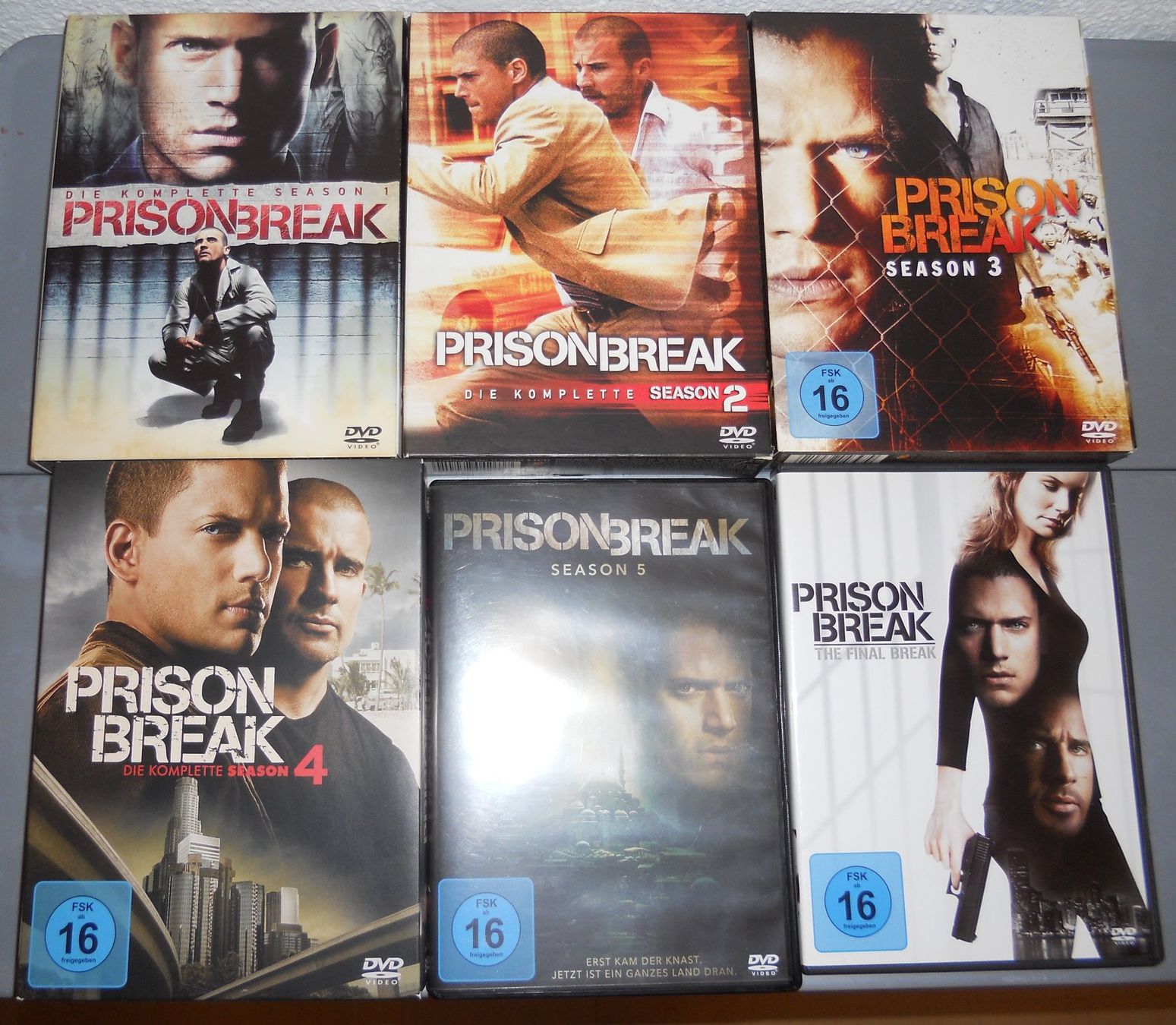 Serie Prison Break Season 1-5 + The Final Break (DVD) (Gebraucht) in ...