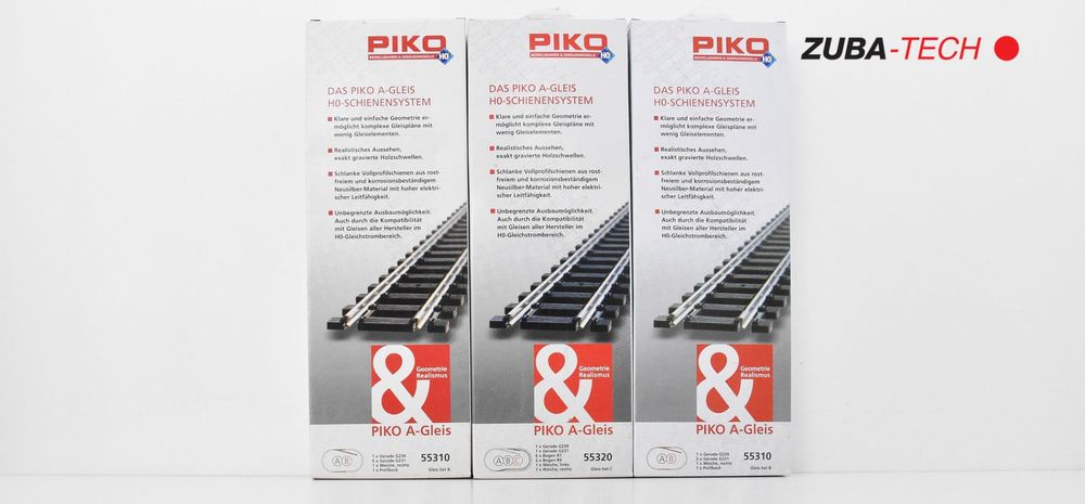 3x Packungen 55310 Piko A-Gleis Schienen mit OVP | Kaufen auf Ricardo