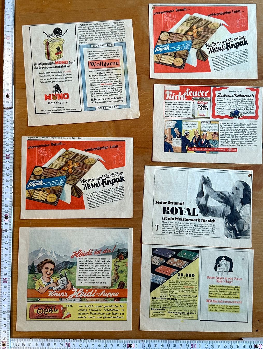 7 antike, coole Werbung, Dokumente alt ab 1.- (Gebraucht) in Seltisberg ...